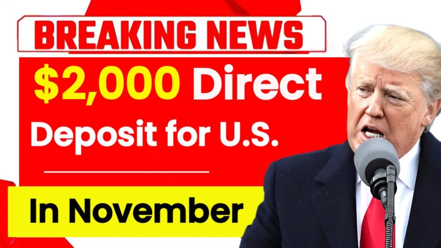 $2,000 Direct Deposit for U.S. Citizens in November 2025 – Eligibility ...