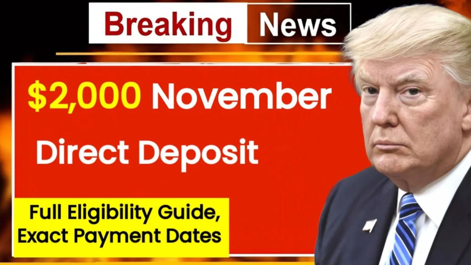 $2,000 November 2025 Direct Deposit: Full Eligibility Guide, Exact ...